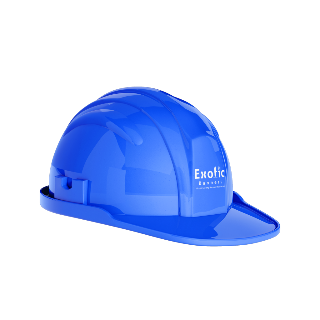 Construction Helmet plus Branding – Exotic Banners