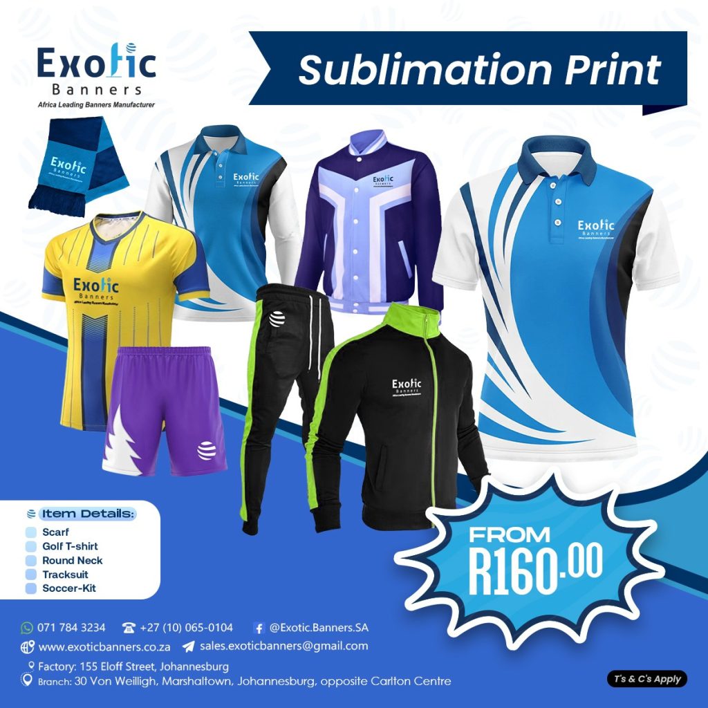 Sublimation Print – Exotic Banners